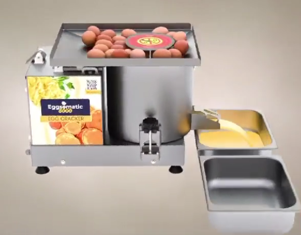 Commercial Egg Cracker: Makes Liquid Eggs FastFreshly Squeezed